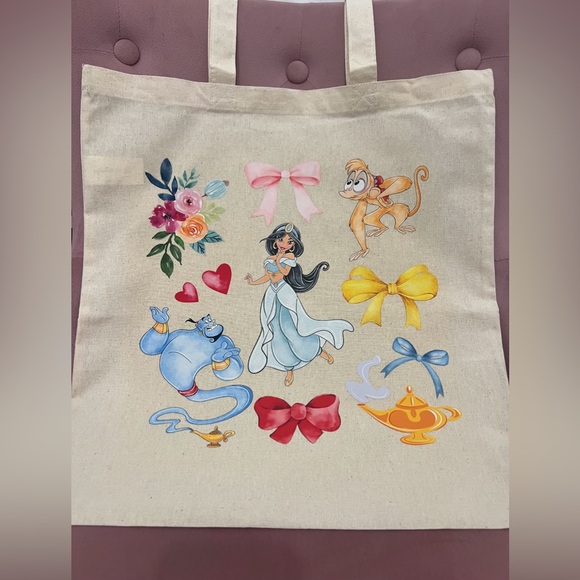 Disney | Bags | Disney Aladdin Princess Jasmine Tote Bag | Poshmark